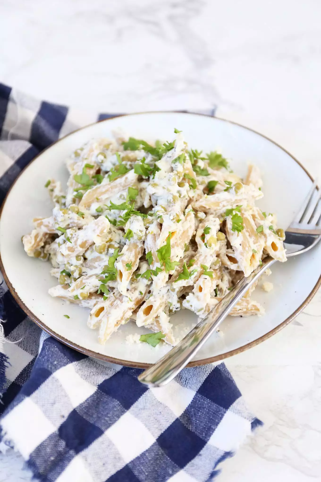 Pasta met ricotta en doperwten | Lekker en Simpel